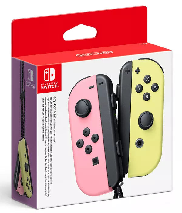 Nintendo Official Switch - Joy-Con Controller Pair - Pastel Pink/Paste ...